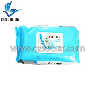 China Environmental Fast Delivery pet's wet wipes for sale