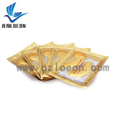China Adhesive crystal collagen gold powder eye mask patch for sale