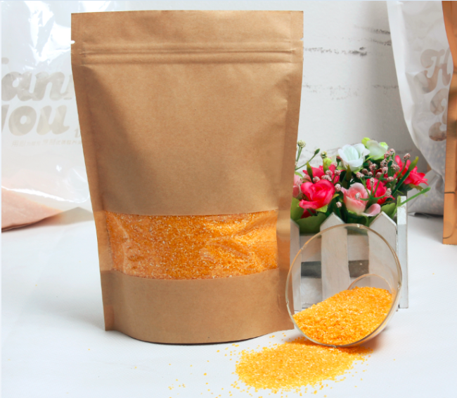 kraft paper bag with window