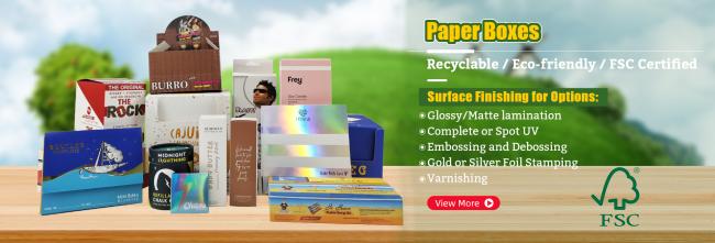 Paper Box Packaging Display