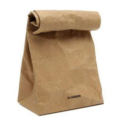 China Customized Natural Kraft Paper Bags for Food Packaging , Plain Brown Paper Pouch for sale