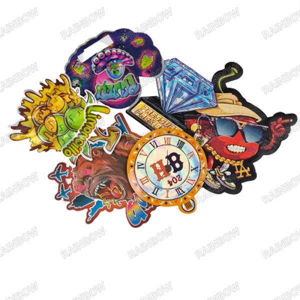 3.5g Custom Die Cut Bags Geruchsfeste Reißverschluss Mylar Taschen Kindersichere Reißverschluss Taschen für Kekse Gummies Verpackung