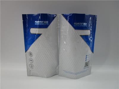 China protein Stand Up Pouch for 2lb protein powder aluminium foil zip lock bag for sale