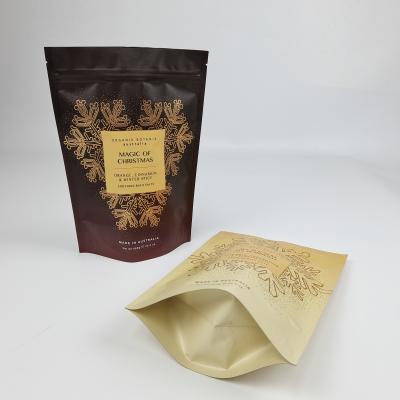 China Soft Touch Stand Up Pouch Custom Printed Zipper Food Candy Body Scrub Packaging Plastic Bath Salt Pouch for sale