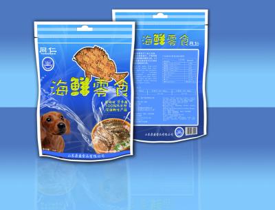 China PET / CPP Side - Seal Stand Up Zipper Sea Food Snack Bag Packaging for sale