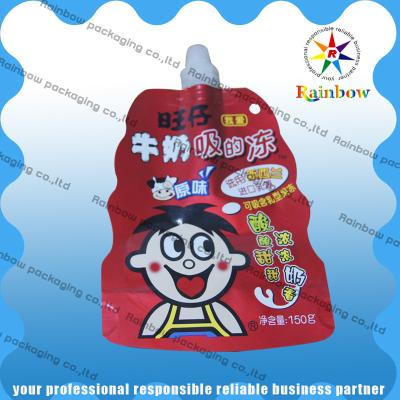 Китай Пластичный стоьте вверх упаковывать мешка Spout Biodegradable для молока продается