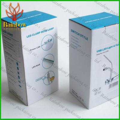China Folding Cosmetic Paper Box Packaging Colorful With White Cardboard for sale