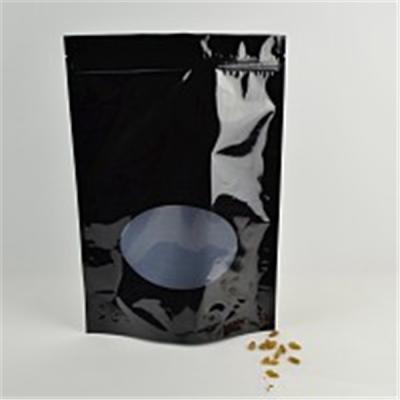 China Stand Up Foil k Bags Custom Printing With Tear Notch And Window for sale