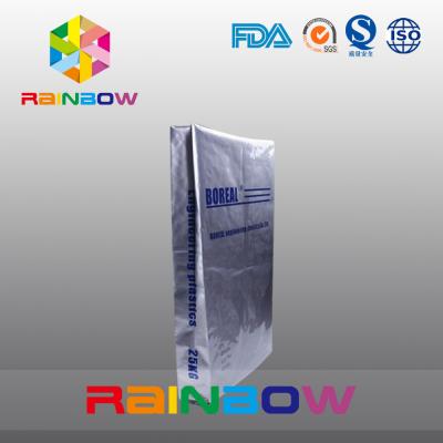 China 25kgs Bottom Gusset Aluminum Foil Pouch For Protein Powder Packaging for sale
