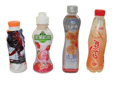 China Customized Design PVC Heat Shrink Sleeve Labels For Juice Water Bottle Packaging for sale