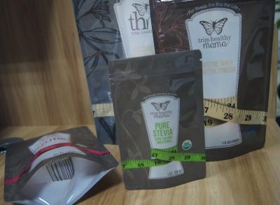 China PET / PE Different Flavor Sugar Doypack Plastic Pouches Packaging With Zipper for sale