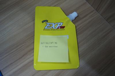 China Laminated Stand Up Spout Pouch Packaging With Side Spout Lubricating Oil Packaging Bag for sale