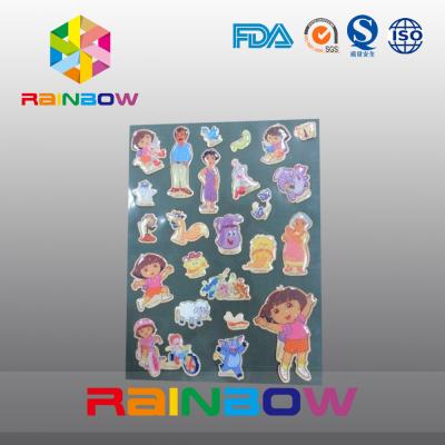 China Colorful Vivid Irregular Economic Recyclable Custom Paper Labels Bottle / Plastic Bag for sale