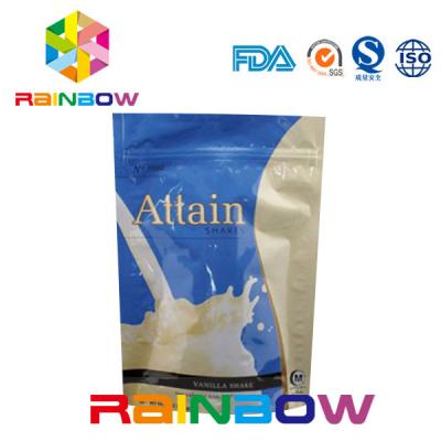 Lisciamento del sacchetto stampato di Packaigng della polvere del proteina del siero del di alluminio con la chiusura lampo