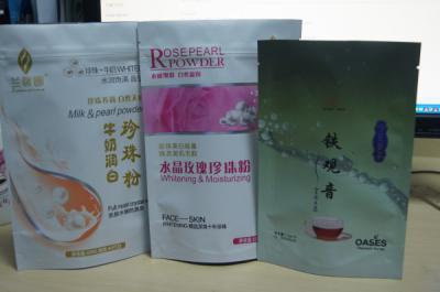 China Matt Aluminum Foil Plastic Stand Up Pouches Moisture Proof Eco Friendly for sale