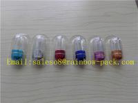 China Octagonal Shape 10ml Plastic Pill Bottles Empty Capsule Bottle For Single Capsule for sale