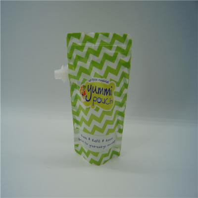 China 5oz Reusable Baby Food Plastic Pouches Packaging FDA Approved for sale
