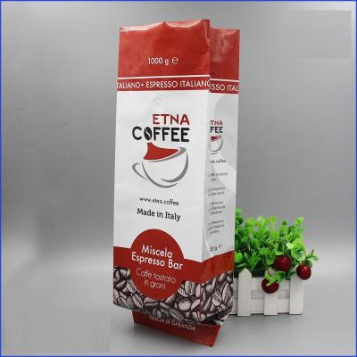 China Custom Printing Aluminum Foil Coffee Bag 250g 500g 1000g Plastic Tea Bags for sale