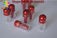 China empty plastic capsules pill containcapsule case capsule shape container hexagonal shape capsule bottle empty plastic cap for sale