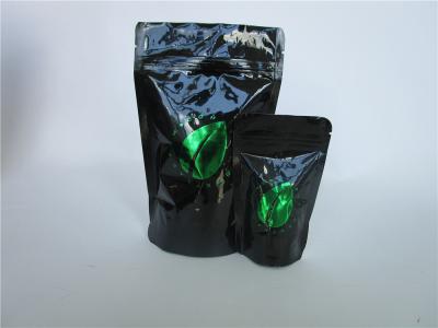 China Black Plastic k Bags Medical Cannabis / Tobacco / Herbal / Spice Packing for sale