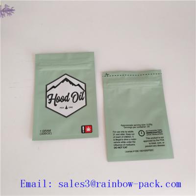 China Herbal - incense 6 Grams spice packaging bags with FDA certificate for sale