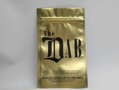 China Zipverschluß stehen oben Beutel-verpackenden Aluminiummattbeutel für Nahrungsmittelpaket-Samen zu verkaufen