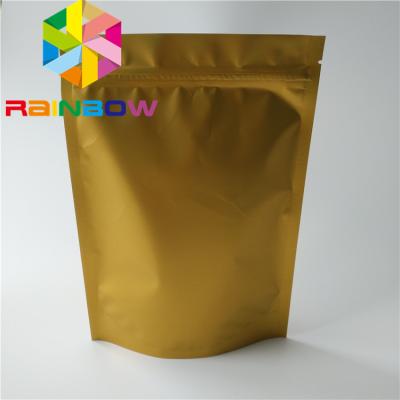 Chine Les poly sachets en matière plastique zip-lock de Mylar empaquetant le papier d'aluminium tiennent le sac de tirette pour le casse-croûte à vendre