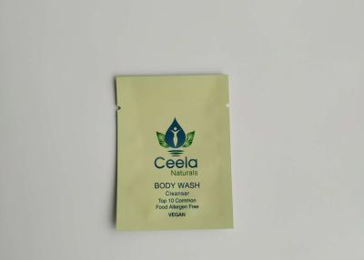 China Flat Plastic Cosmetic Organizer Bag Aluminum Foil Body Cream Packaging Wash Powder Pouch for sale