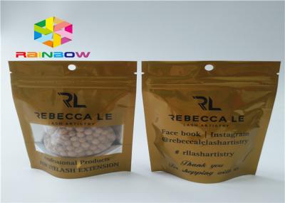 China CMYK Printing Heat Seal Packaging Bags , Smell Proof Stand Up Zipper Pouch Bags for sale