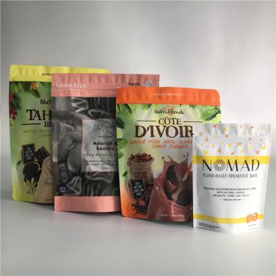 Chine Le papier d'aluminium de empaquetage de sac zip-lock de casse-croûte tiennent le sac pour les biscuits Nuts de emballage Chesee de café à vendre