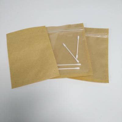 Bustine di tè di Brown Kraft che imballano stampa a chiusura lampo piana di Mylar 12*17.5cm Customed