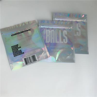 China 3 Sided Seal Cosmetic Packaging Bag Foil Mylar Flat k Smoking Tobacco Wrap Pouch for sale