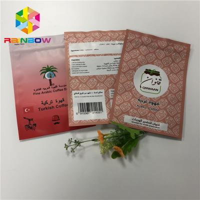China Reusable Stand Up Foil Pouch Packaging Colorful Aluminium Foil Coffee Bag With k for sale