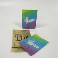 China Custom Printed Stand Up Pouch Packaging Glossy Surface Finish Cbd With Window for sale