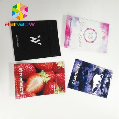 China Matte Aluminum Foil Packaging Bags Three Side Seal Pouch For Cosmetic Makeup Pack for sale