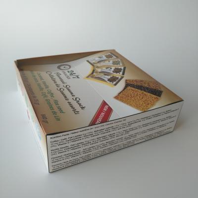 Le carton se pliant de carton ondulé d'emballage de fines herbes de papier d'encens sautent la boîte de présentation