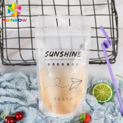 China Gravure Printing Plastic Bag Packaging Colorful Straws For Packing Liquid Drink for sale