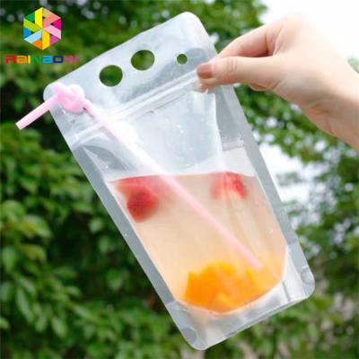 Bolsa material de la comida del jugo de la bebida del ANIMAL DOMÉSTICO que empaqueta la impresión del bolso CMYK de Doypack con las manijas