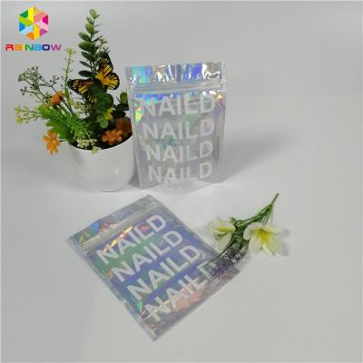 China Digital Printing Zipper Plastic Stand Up Aluminum Foil Bag For Cosmetic / Eye Shadow for sale