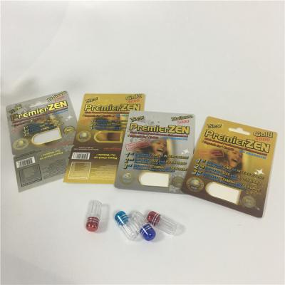 China CBD Paper Blister Card Packaging Male Enhancer Pills Usage With UV Display Boxes for sale