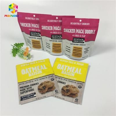 China Gravure Printing Stand Up k Packing Bags Vanilla Coffee / Milk Protein Powder for sale