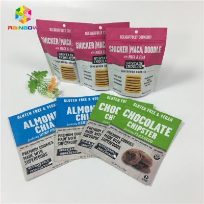 China Cerradura de empaquetado de la cremallera del papel de aluminio de la laminación de la proteína/de leche en polvo de los bolsos de los snacks que se puede volver a sellar en venta