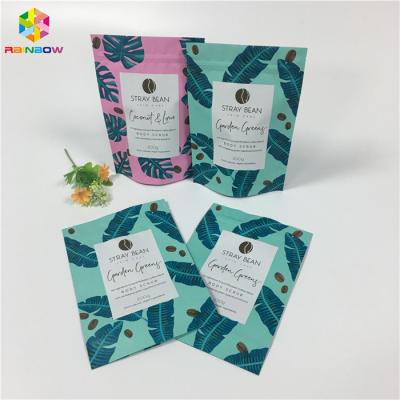 Le casse-croûte imprimé par coutume élevée de papier d'aluminium de barrière met en sac pour le sel/corps de mer frottent