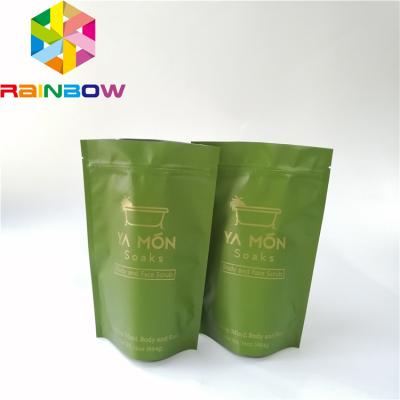 Κίνα Ευθυγραμμισμένη φύλλο αλουμινίου πλαστική στάση επάνω Gravure συσκευασίας φροντίδας δέρματος λουτρών σακουλών φερμουάρ στην αλατισμένη εκτύπωση προς πώληση