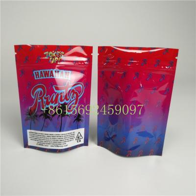 China Plastic Zip Lock Herbal Incense Packaging Jungle Boys Runtz Weed Cookie Pouch for sale