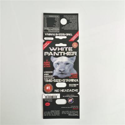 China 7K Panther Sexual Pill Packaging Female Enhancement Card Custom Logo With Display Box for sale