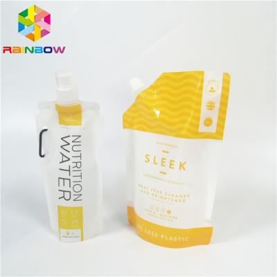 Китай Мешок Споут доказательства утечки упаковывая лоснистую поверхностную жидкостную прокатанную сумку нейлона сока напитка продается