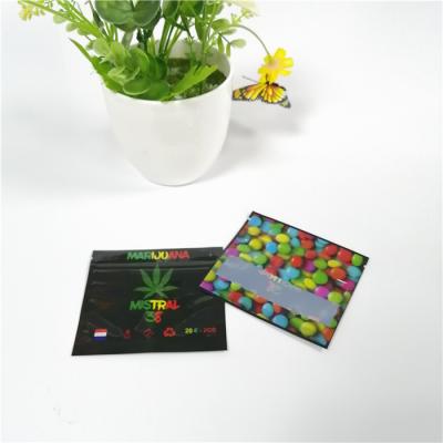 Rotograbado Ziplock helado de la bolsa del cigarrillo de la mala hierba de las bolsas de plástico que imprime color de CYMK