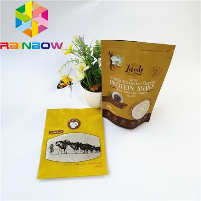 China Smell Proof Aluminum Foil Pouch Packaging Mylar Plastic Zip Lock For Coffee for sale