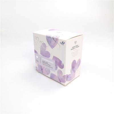 China Hot Stamping Coating Printing Cosmetic Packaging Paper Box 350g White Cardboard for sale